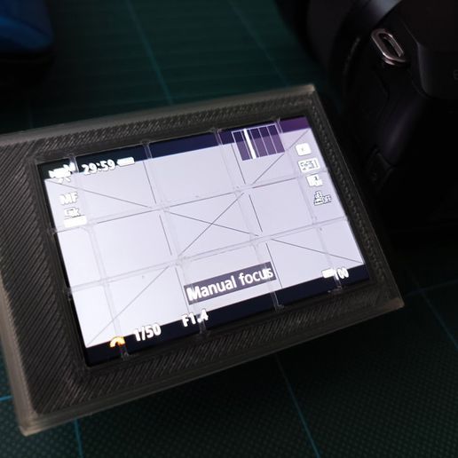 Free STL file Canon M50 - Screen 4:3 aspect ratio guide 📷 ・3D print ...