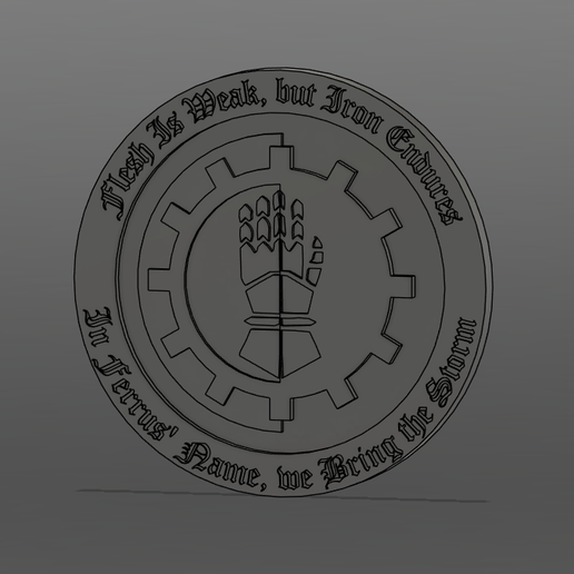🤲 IRON HANDS TOKENS 10TH EDITION・ STL File for 3D printing・Cults