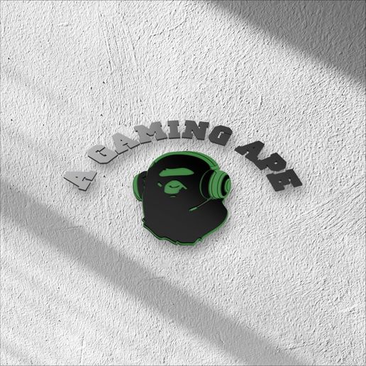🪒 Bape x Razer 3D Print Logo・ OBJ File for 3D printing・Cults