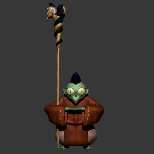 🐸 Jaken (邪見) InuYasha・Free STL File for ・Cults