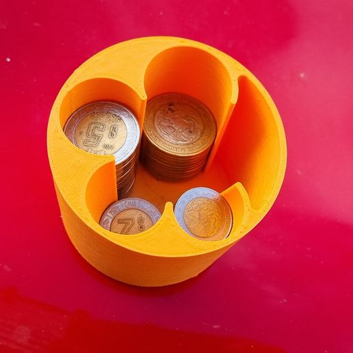 STL file Coin Holder V2 (Trolley Coin Holder) 🪙 ・3D print design to ...