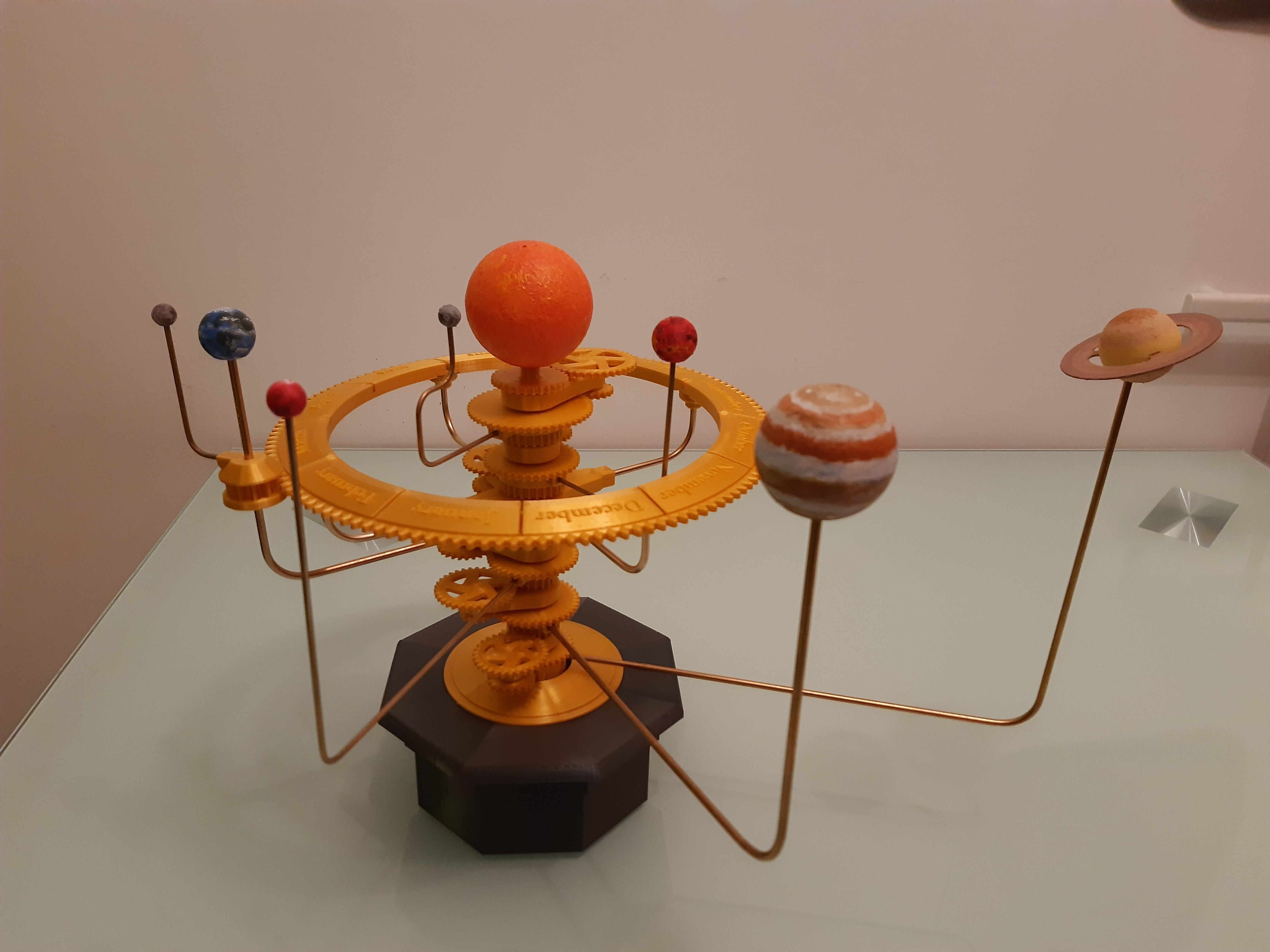 Download file Solar System Orrery • 3D printable template ・ Cults