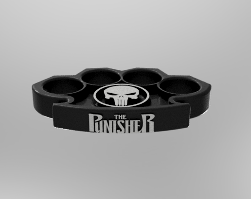 🔫 The Punisher Knuckle Buster / Duster - Marvel Comics・ STL File for 3D ...