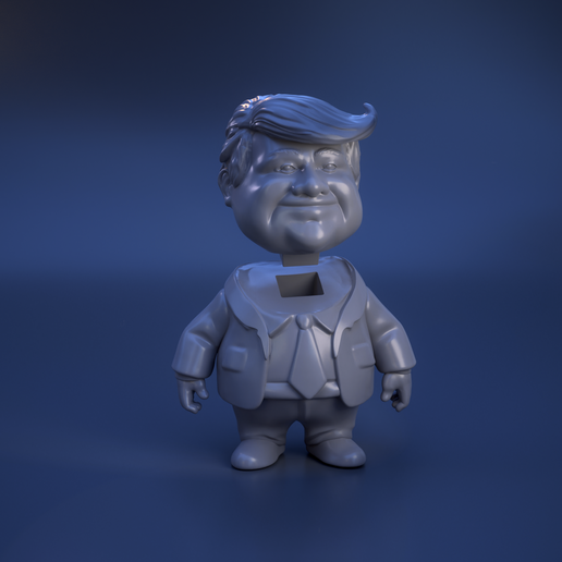 STL file Donald Trump 🗿 ・3D print design to download・Cults