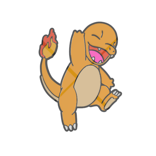🐉 Charmander・ STL File for ・Cults