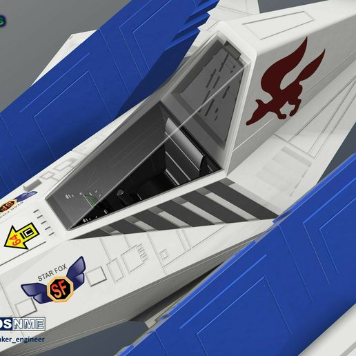 ⭐ STAR FOX 64 Arwing (Lylat Wars)・ 3D File for 3D printing and CNC ...