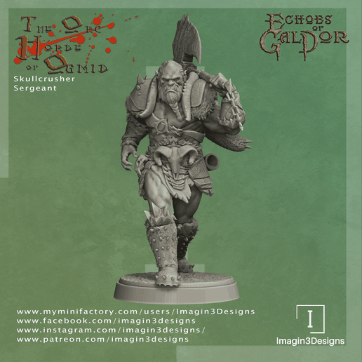 3D file Orc Skullcrushers 🎲 ・Template to download and 3D print・Cults