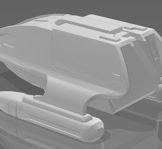 🖖 STO - Federation - Type-8 Shuttlecraft・Free STL File for 3D printing ...