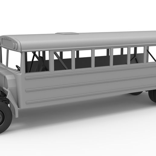 🏫 Diecast School bus for Figure 8 racing Scale 1:25・ 3D File for 3D ...