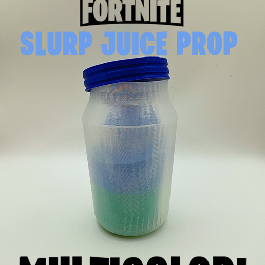 🎲 Fortnite Slurp Juice Prop・Free STL File for 3D printing・Cults