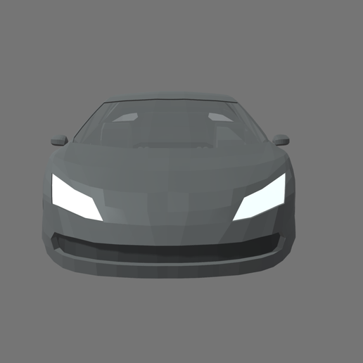 STL file Low Poly Sports Car // Design 01 🚗 (OBJ)・3D print model to ...
