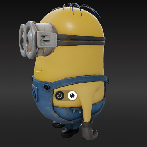 👹 Minion・ STL File for 3D printing・Cults