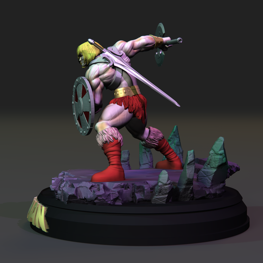 👤 HE-MAN・ STL File for 3D printing・Cults
