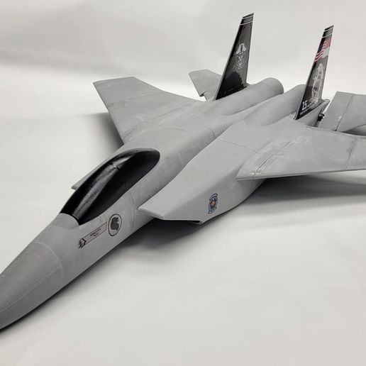 3D printing F15 Eagle! Twin 40mm • made with Bambu X1C・Cults