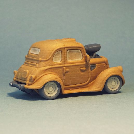 🥵 Bullsley Hot Rod・ STL File for 3D printing・Cults