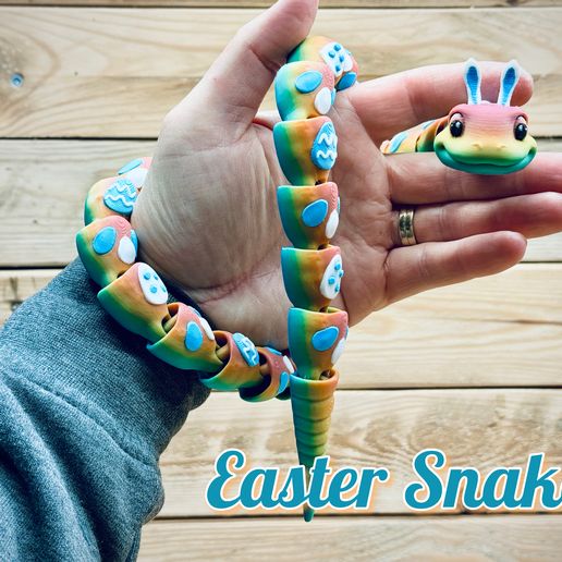 STL file Easter Snake 🐍 (3MF)・3D print design to download・Cults