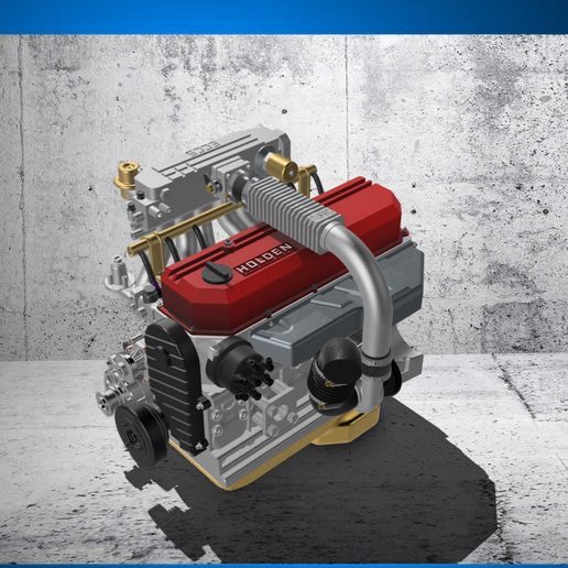 🌆 Holden RB30 OEM spec VL Turbo SOHC・ STL File for 3D printing・Cults