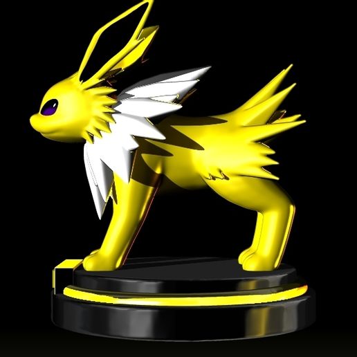STL file JOLTEON EEVEE POKEMON ELECTRIC POKEDEX 🐉 ・Design to download ...