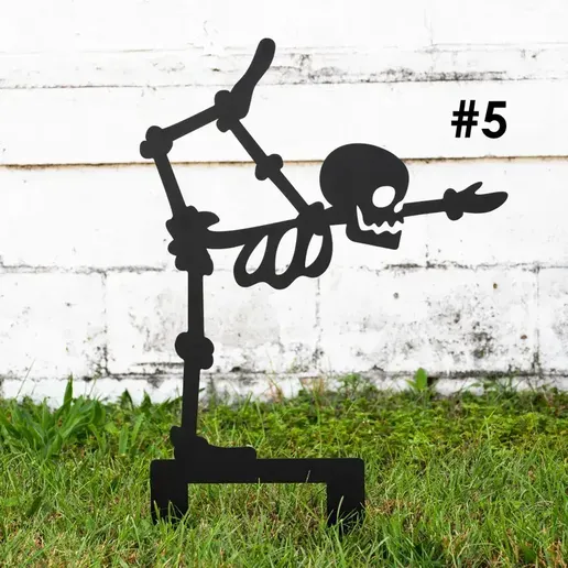 Free 3D file Outdoor Skeleton Halloween Decor, Halloween Outdoor Sign ...