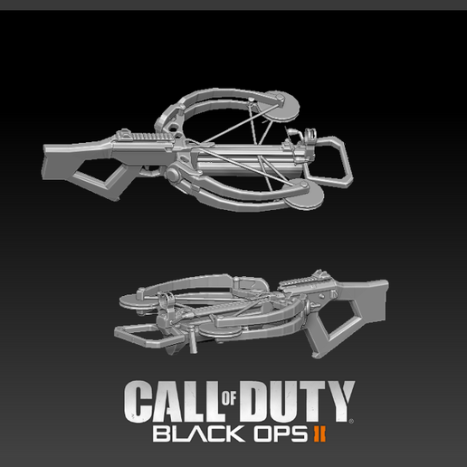 🤙 crossbow 3d model call of duty black ops 2・ OBJ File for 3D printing ...