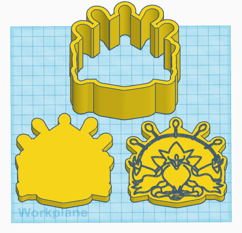 3D file Pokemon: Mega Alakazam 3 Piece Bath Bomb Mold 🐉 ・3D printer model to download・Cults