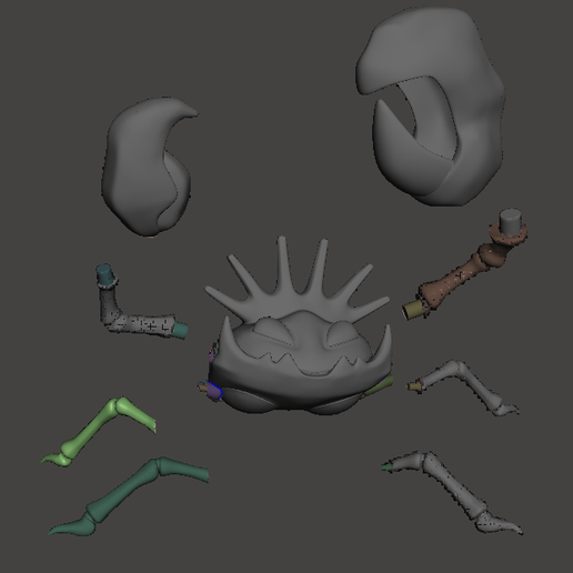 STL file Kingler (Pokemon) 🐉 ・3D printing design to download・Cults