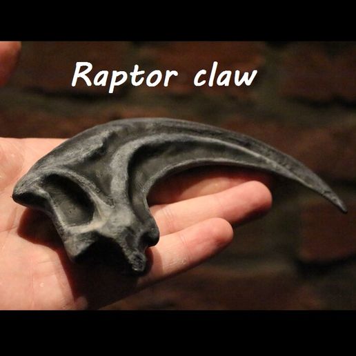 🦖 Dinosaur - Raptor Claw・ STL File for 3D printing・Cults