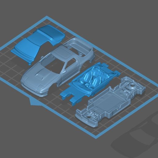 🚗 HW Mazda RX-7 (FC) All Separate Parts 3d Scan・ STL File for 3D ...