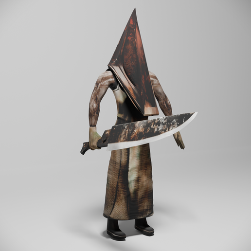 🗿 Red Pyramid Head - Silent Hill・Free STL File for 3D printing・Cults