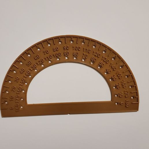 📐 Protractor・Free 3D File for ・Cults