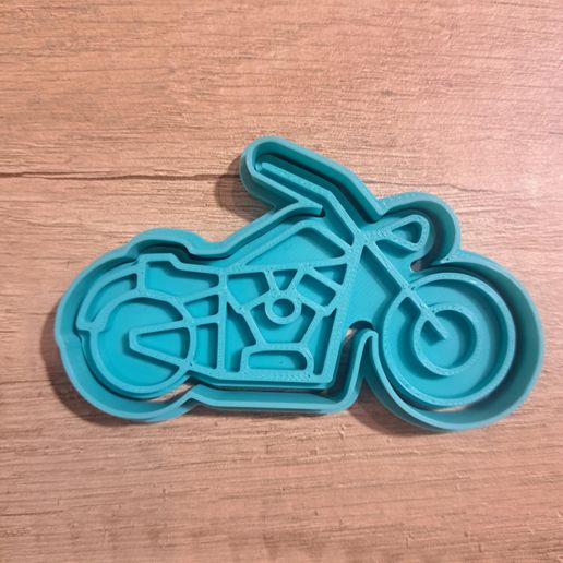 STL file Motorbike cookie cutter 🍪 ・Design to download and 3D print・Cults
