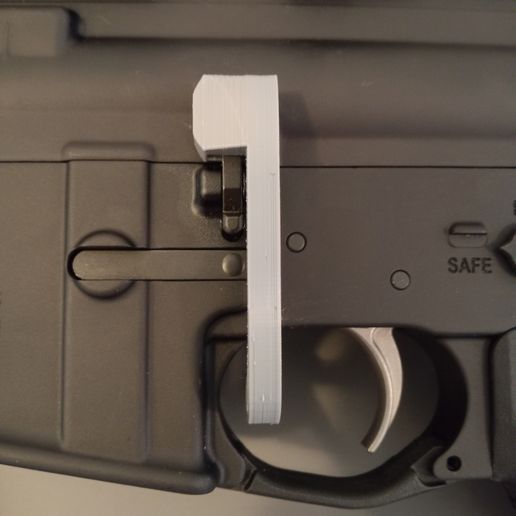 🔋 AR15 B.A.D. Lever Battery Assist Device Bolt Release・ STL File for ・Cults