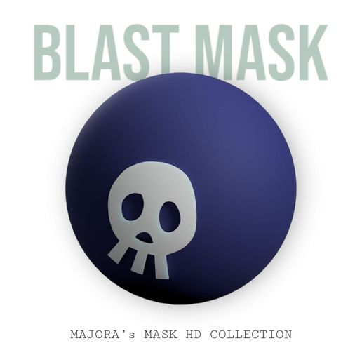 OBJ file Blast Mask / Bomb Mask from Majora’s Mask – 3D Print Model 💣 ...