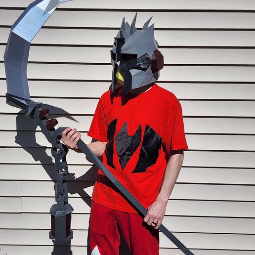 👴 Runescape Scythe of Vitur Life Size OSRS Old School Runescape・ OBJ ...