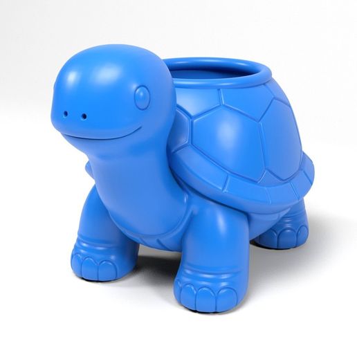 🐢 Turtle pot・ STL File for 3D printing・Cults