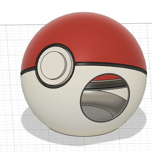 🐱 POKEBALL CAT HOUSE - POKEHOUSE・ STL File for 3D printing・Cults