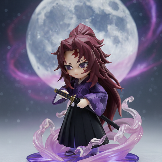 🗡️ Michikatsu Tsukiguni Chibi (Human Form) - Demon Slayer 3D Model・Free ...