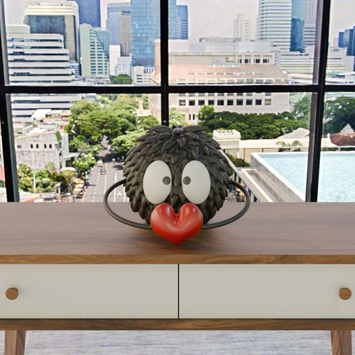 👹 Soot Sprite Valentine's Day Studio Ghibli Fan Art・ STL File for 3D ...