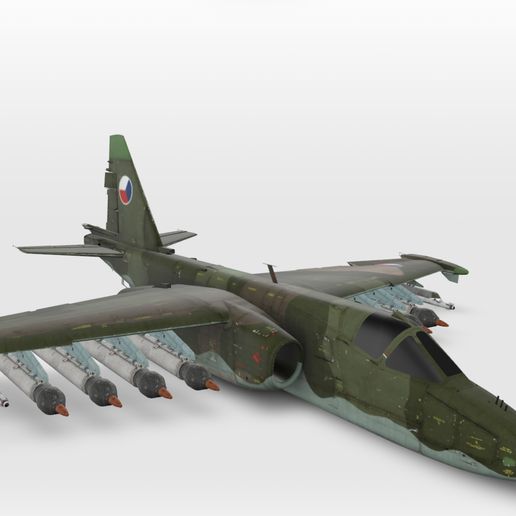 🏢 Su-25 Frogfoot・ STL File for 3D printing・Cults