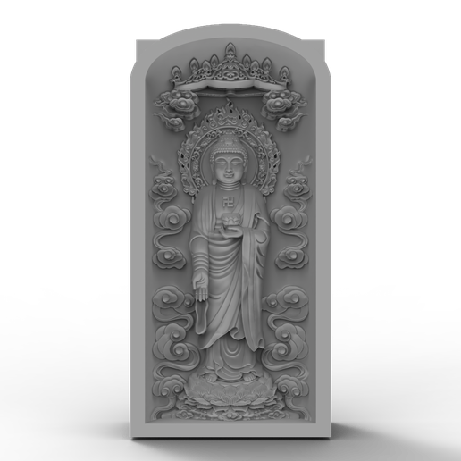 3D file 3D Model STL File for CNC Router/Laser & 3D Printer Asia 9 📁 ...