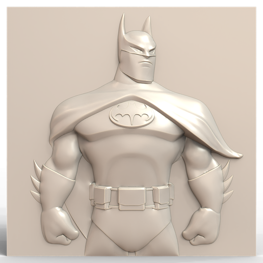 STL file 3D Model STL File for CNC Router/Laser & 3D Printer Batman 📁 ...