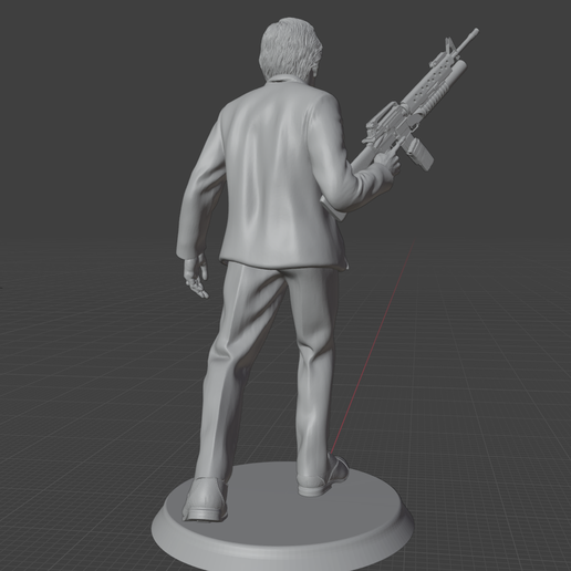 🦸 Life Size Tony Montana Scarface Tribute Statue・ STL File for 3D ...