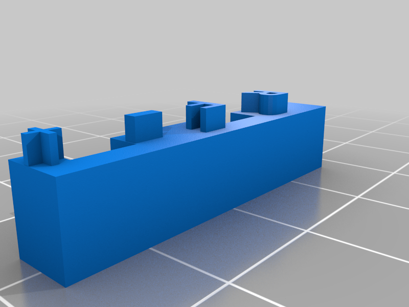 Free SCAD file Raspberry Pi GPIO mask・Template to download and 3D print ...