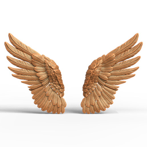 📁 3D Model STL File for CNC Router Laser & 3D Printer 5200 Wings ...
