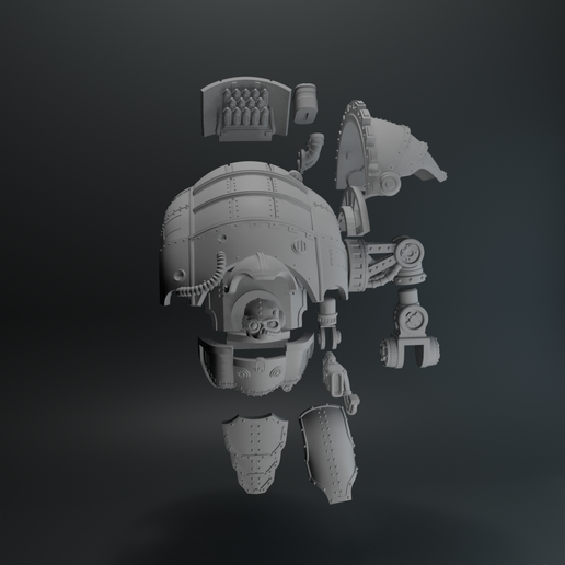 🤖 Acastus Knight Asterius DLC・Free STL File for 3D printing・Cults