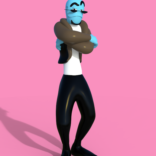 👾 OSMOSIS "OZZY" JONES FROM OZZY AND DRIX (PARTS AND COMPLETE)・ STL ...