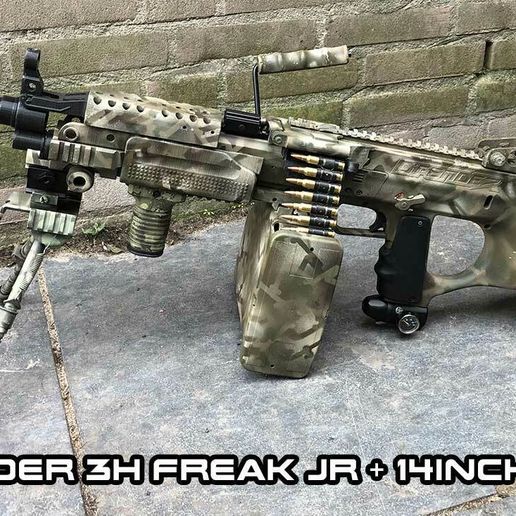 🪚 freak JR barrel tips set for the UNW Defender M249 saw platform・ 3D ...