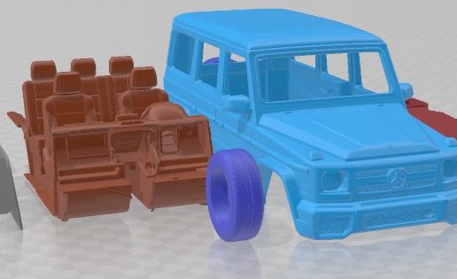 3D file Mercedes Benz G65 AMG 2016 Printable Car 🚗 ・3D printing design to download・Cults