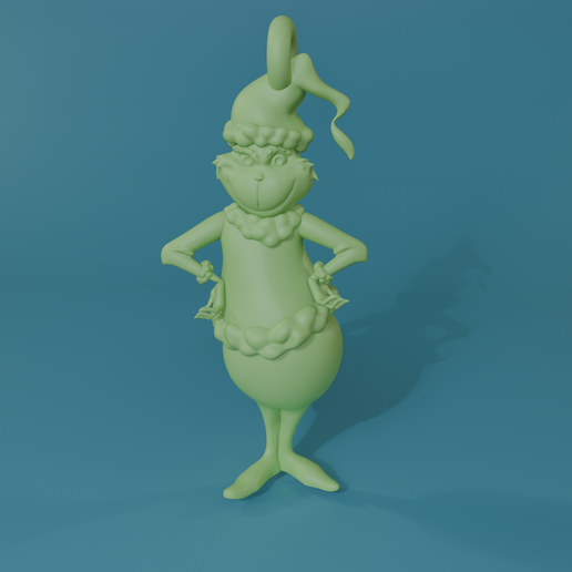 👾 Grinch 3d model・ STL File for 3D printing・Cults