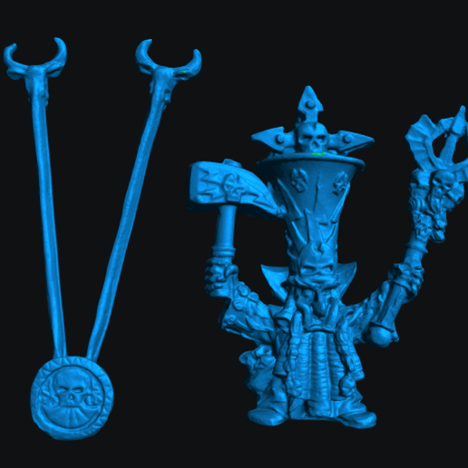 🧝 Oop Chaos Dwarf dwarves wizard・ 3D File for 3D printing・Cults